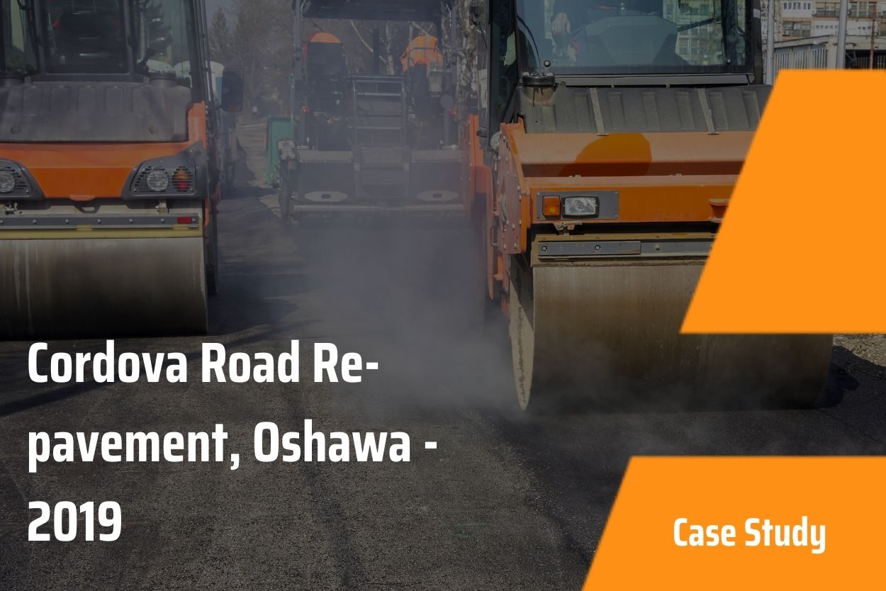 Cordova Road Re-pavement, Oshawa - 2019 - Surface Tech - Aramid ...